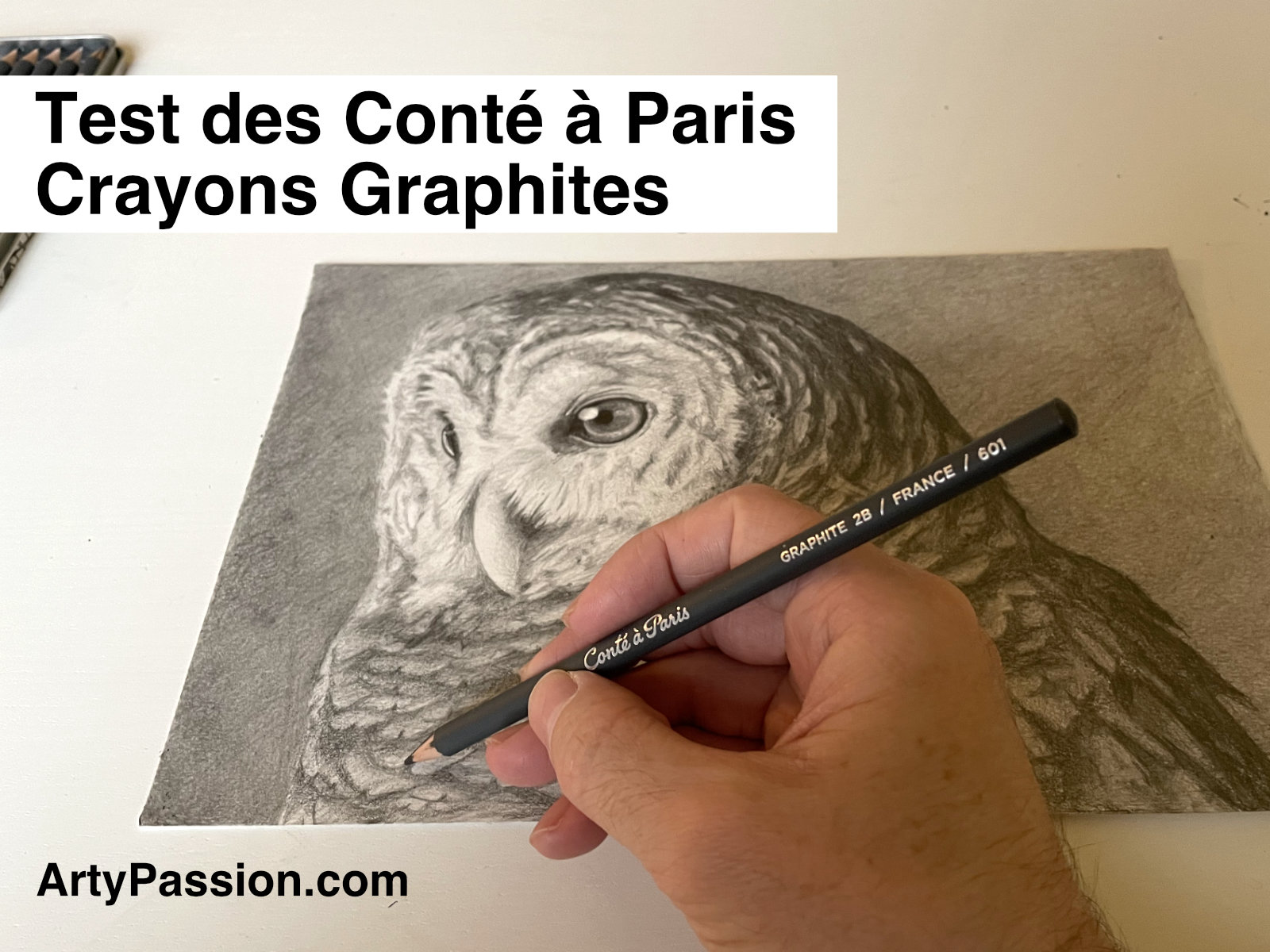 Test des crayons graphite de Conté à Paris - Stray Keyframe